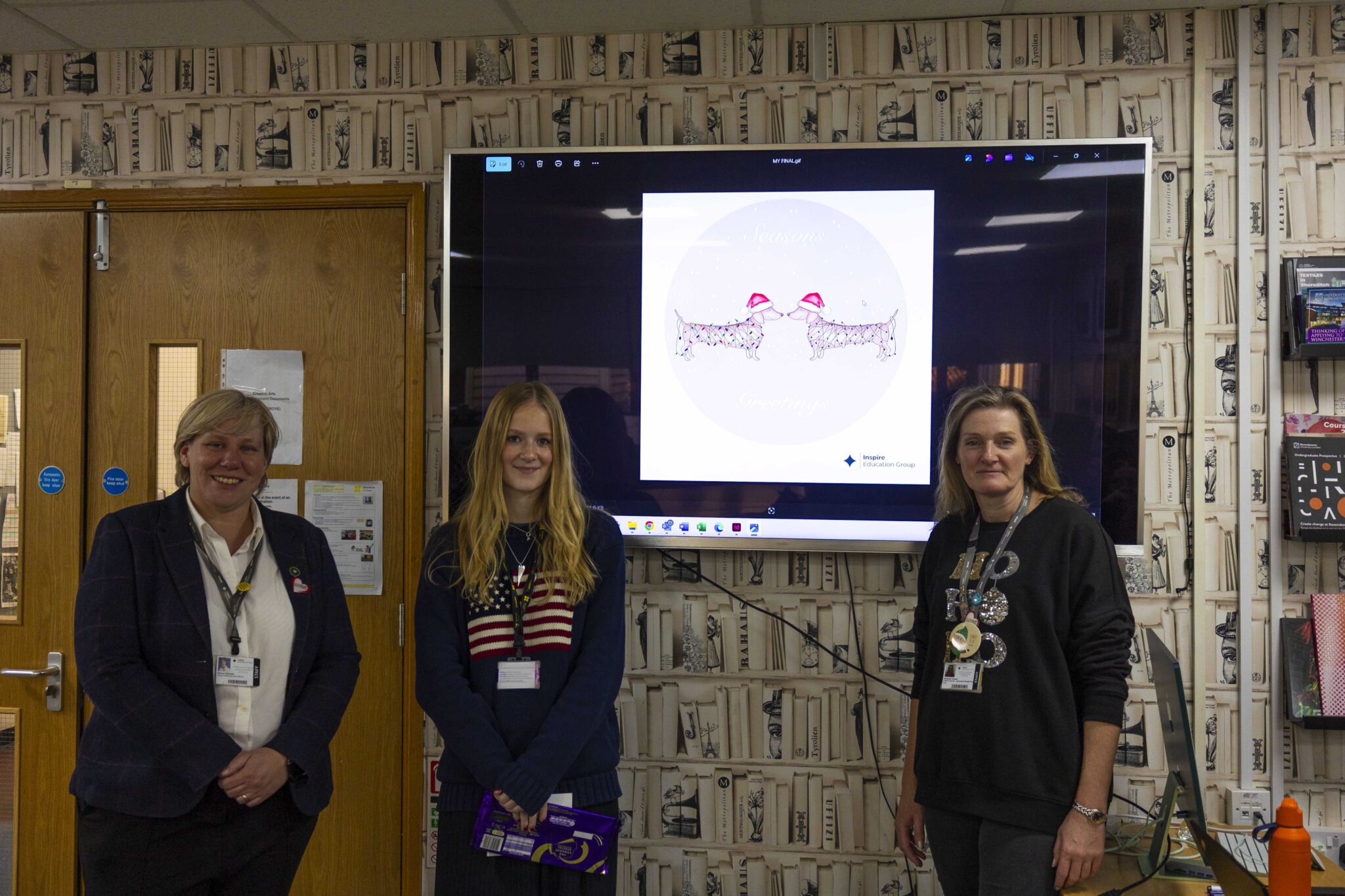 Level 3 Graphic Design Student Sienna Wells Wins 2025 IEG Christmas ...